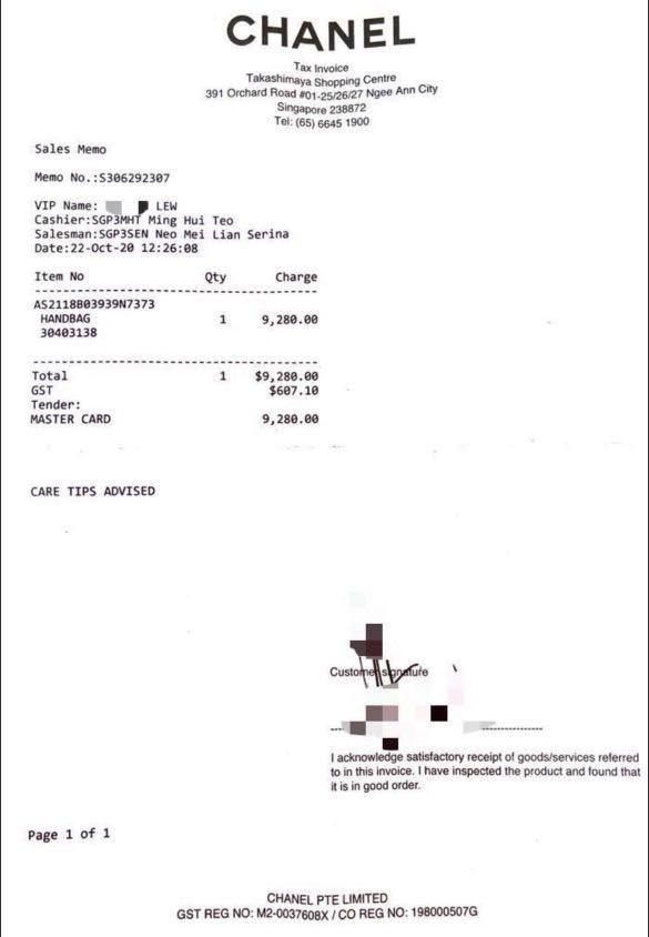 Chanel Boy -Calfskin Authentic with Chanel Taka Receipt, Women's ...