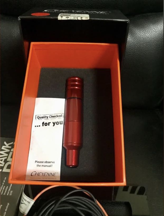CHEYENNE HAWK PEN (ROTARY TATTOO MACHINE PEN), Everything Else on Carousell