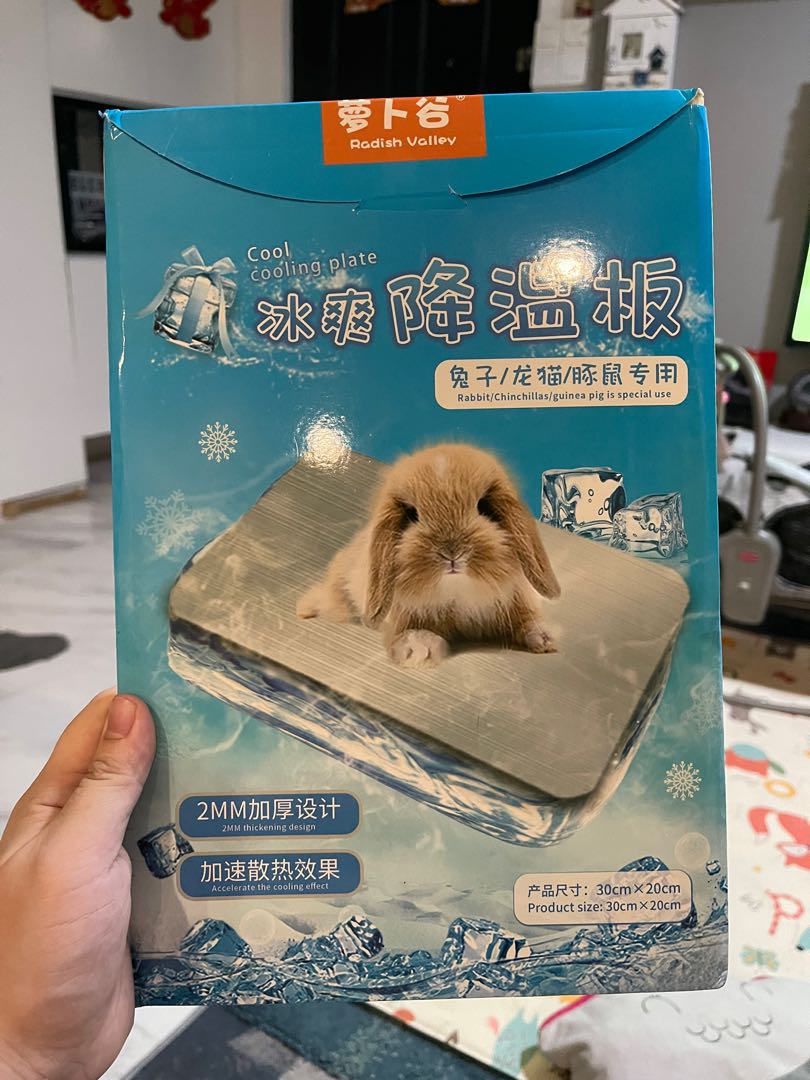 Chinchilla/Rabbit cooling plate, Pet Supplies, Homes & Other Pet ...