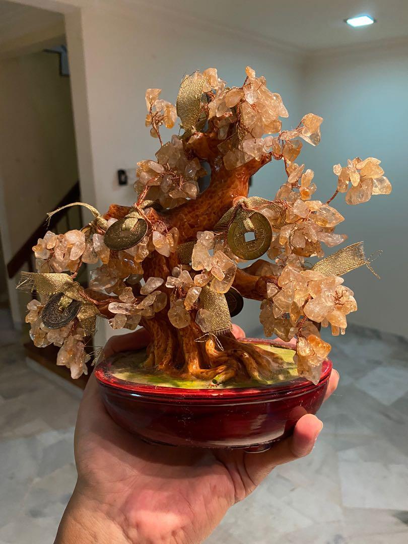 Chinese Fengshui Crystal Lucky Tree, Hobbies & Toys, Collectibles ...