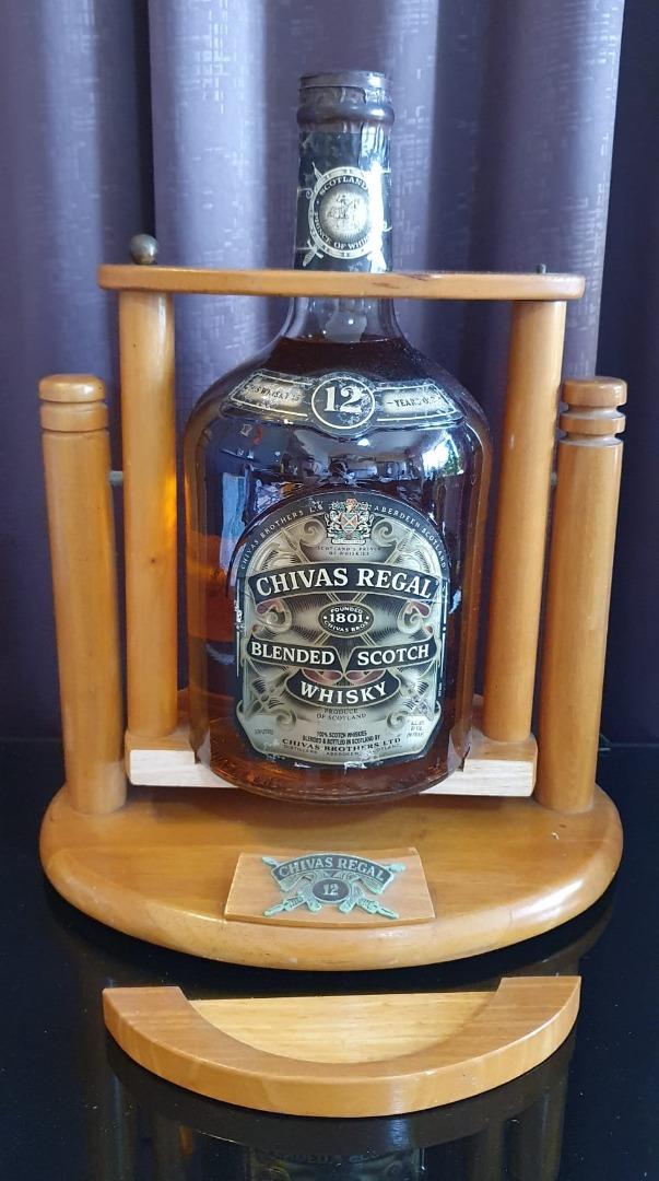 Chivas Regal 12 Years Magnum Cannon 3.78L, Food & Drinks, Alcoholic ...