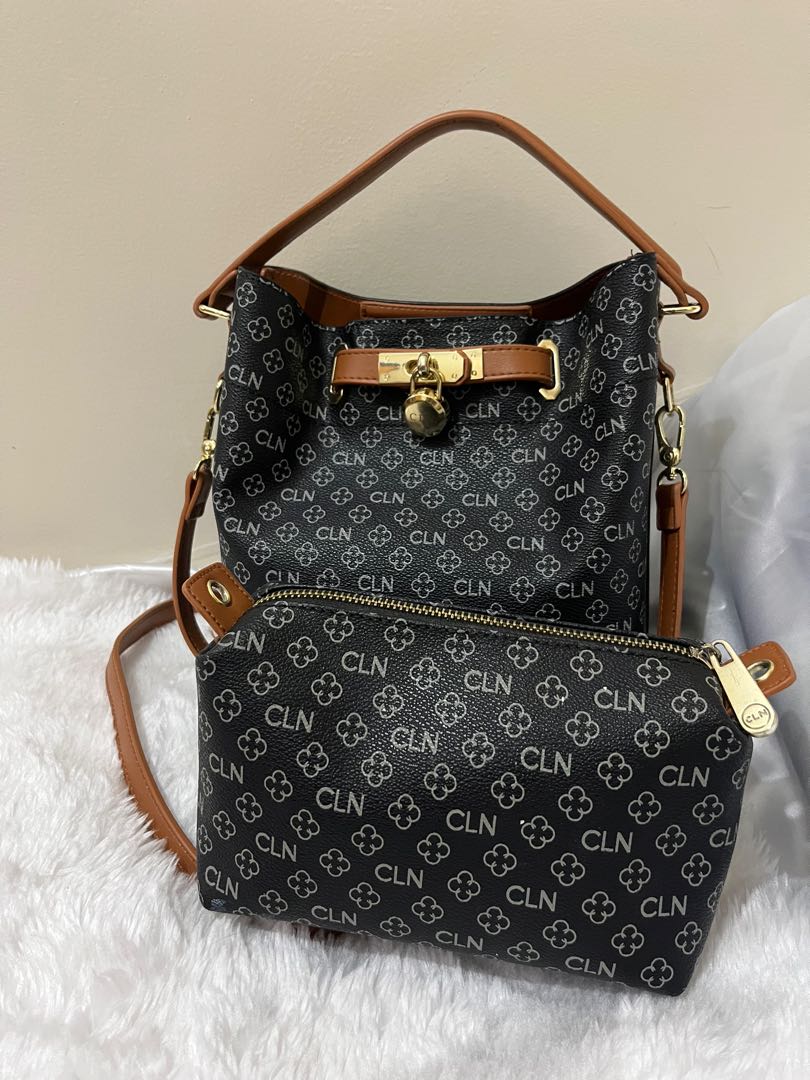 CLN Bag with pouch, Women's Fashion, Bags & Wallets, Shoulder Bags on ...