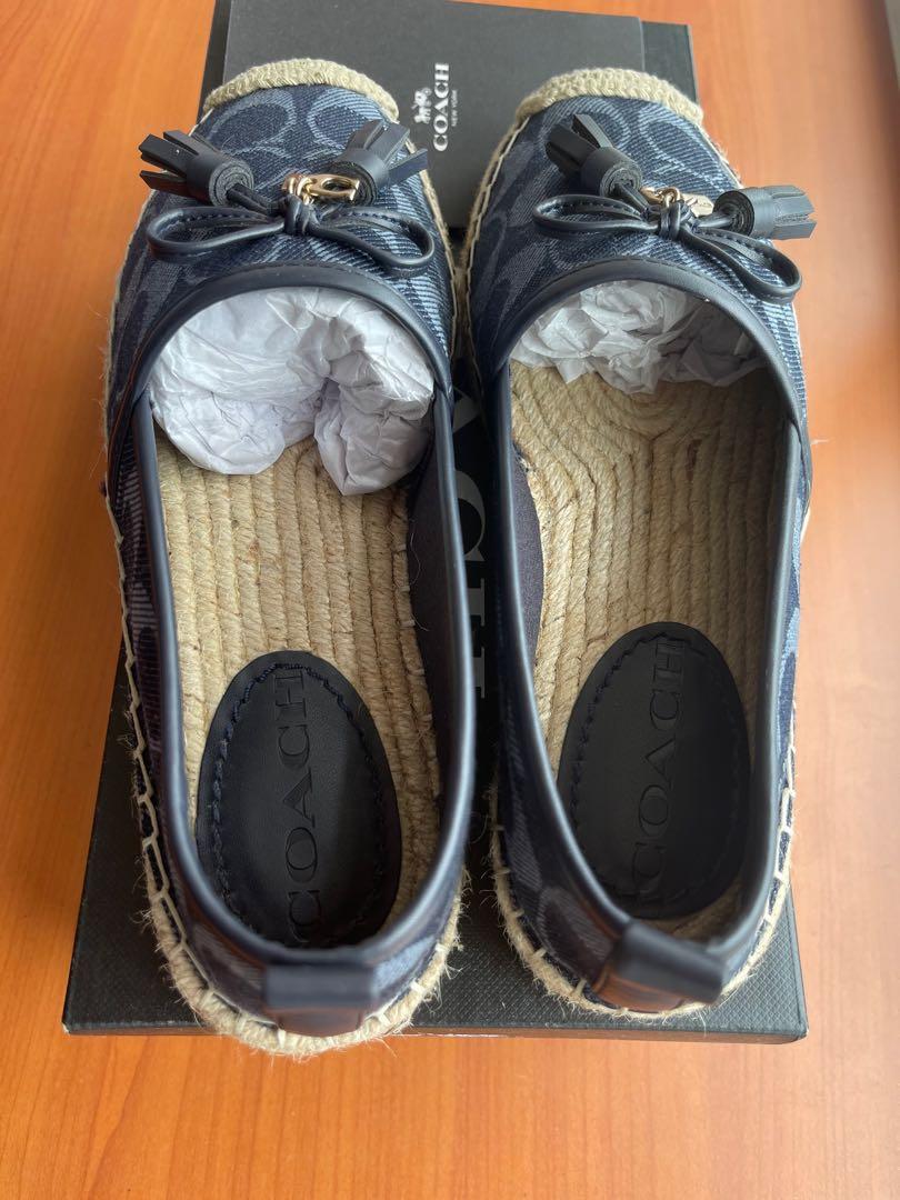 COACH Carson Denim Espadrilles, Women's Fashion, Footwear, Sneakers on ...