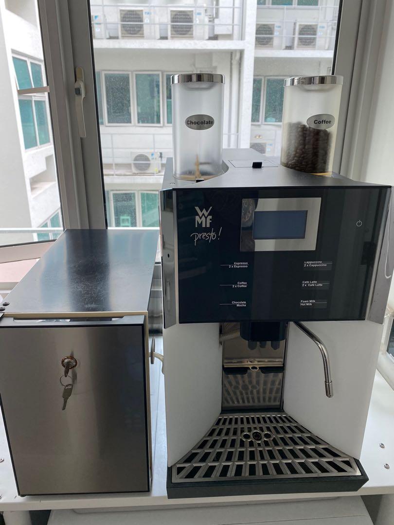 Commercial coffee machine WMF 1400 with milk fridge, TV & Home ...