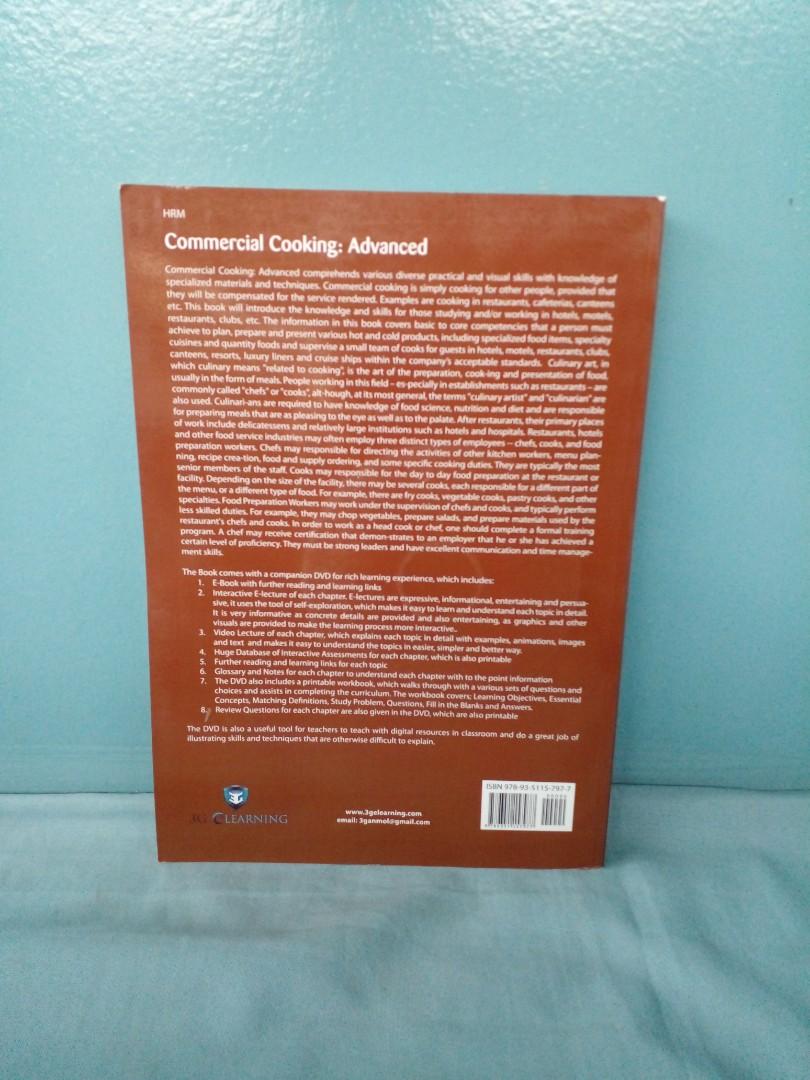 Commercial Cooking: Advanced with DvD, Hobbies & Toys, Books ...