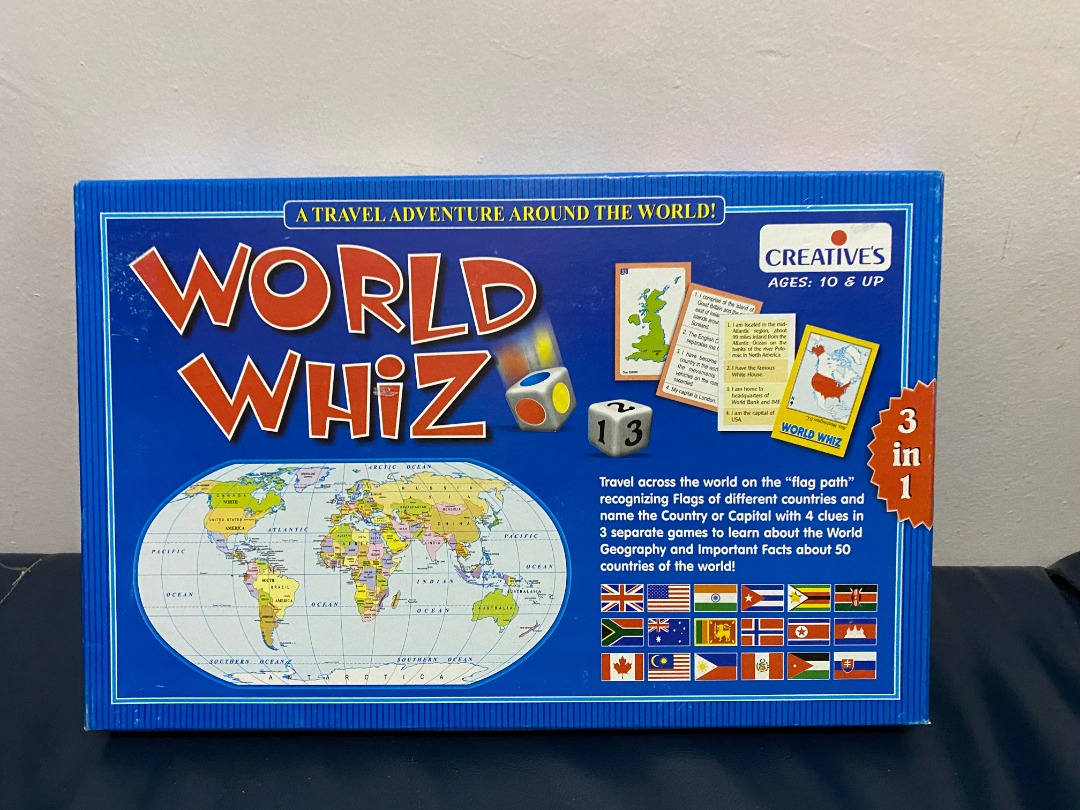Creatives WORLD WHIZ Educational Board Games Board Game, Hobbies & Toys ...