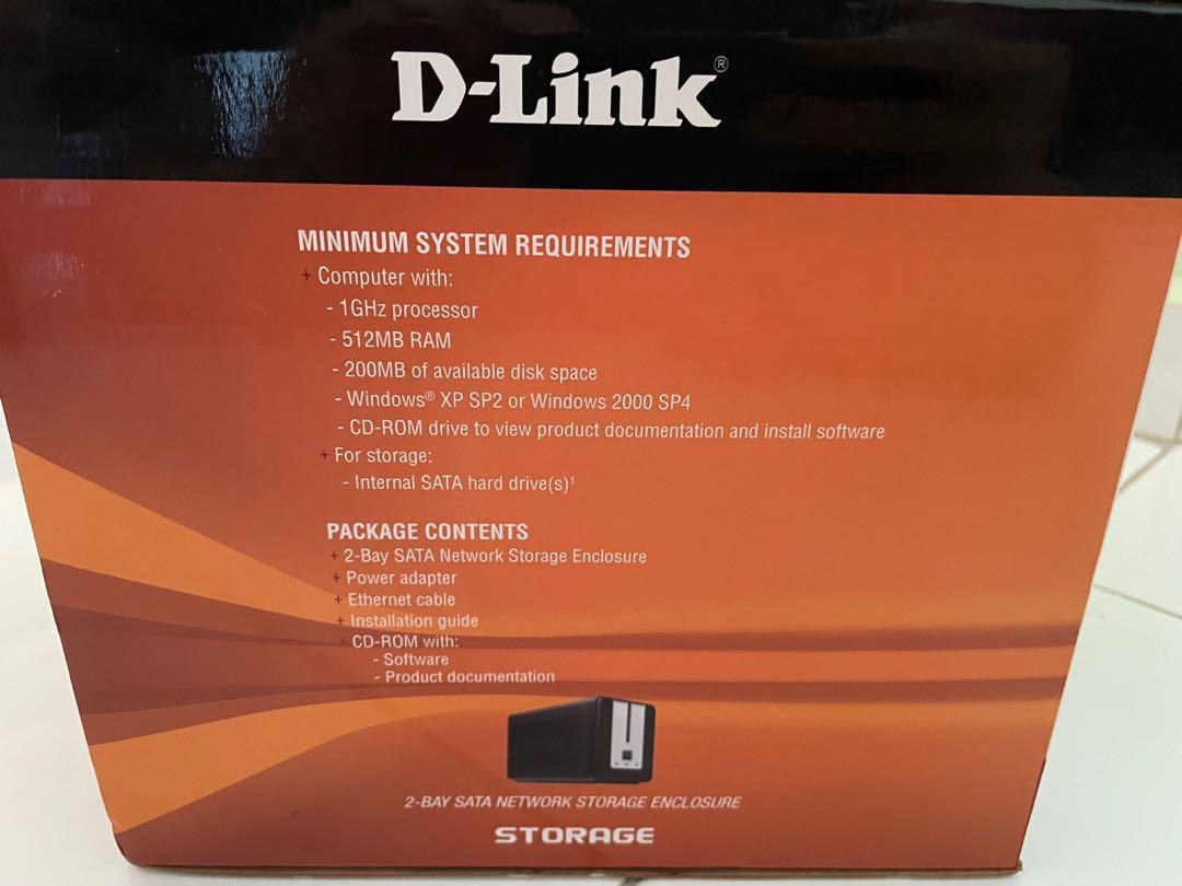 D-Link 2-Bay Network Storage Enclosure (DNS 323), Computers & Tech ...
