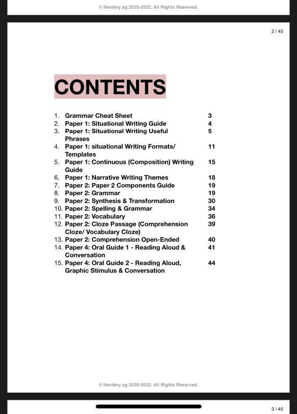 PSLE ENGLISH EXAM PACKAGE|UPPER PRIMARY P5 P6 ENGLISH LANGUAGE 0001 ...