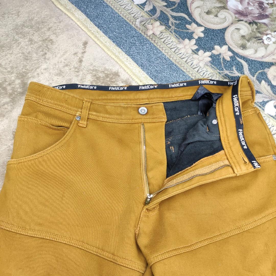 fieldCore mustard cargo, Men's Fashion, Bottoms, Jeans on Carousell
