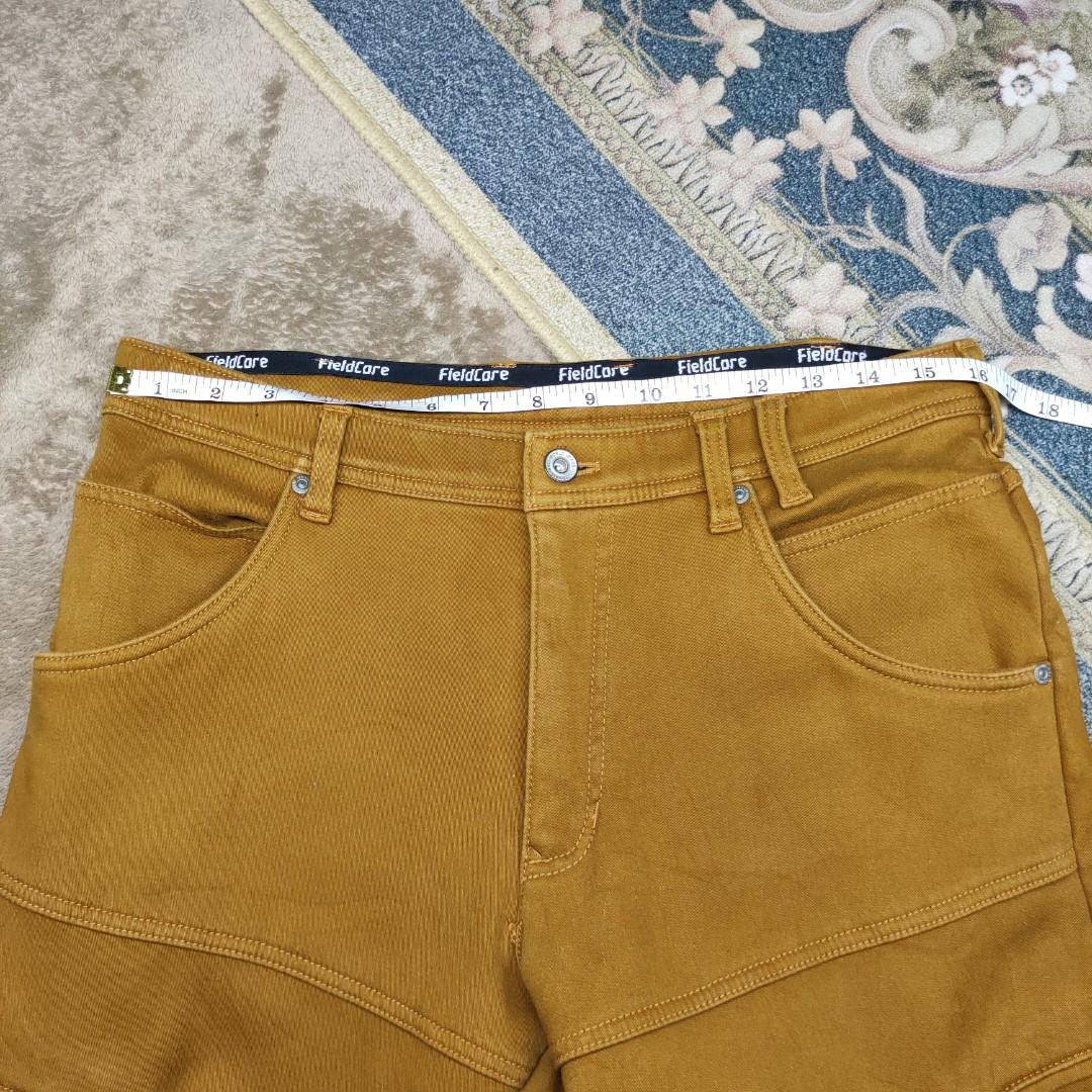 fieldCore mustard cargo, Men's Fashion, Bottoms, Jeans on Carousell