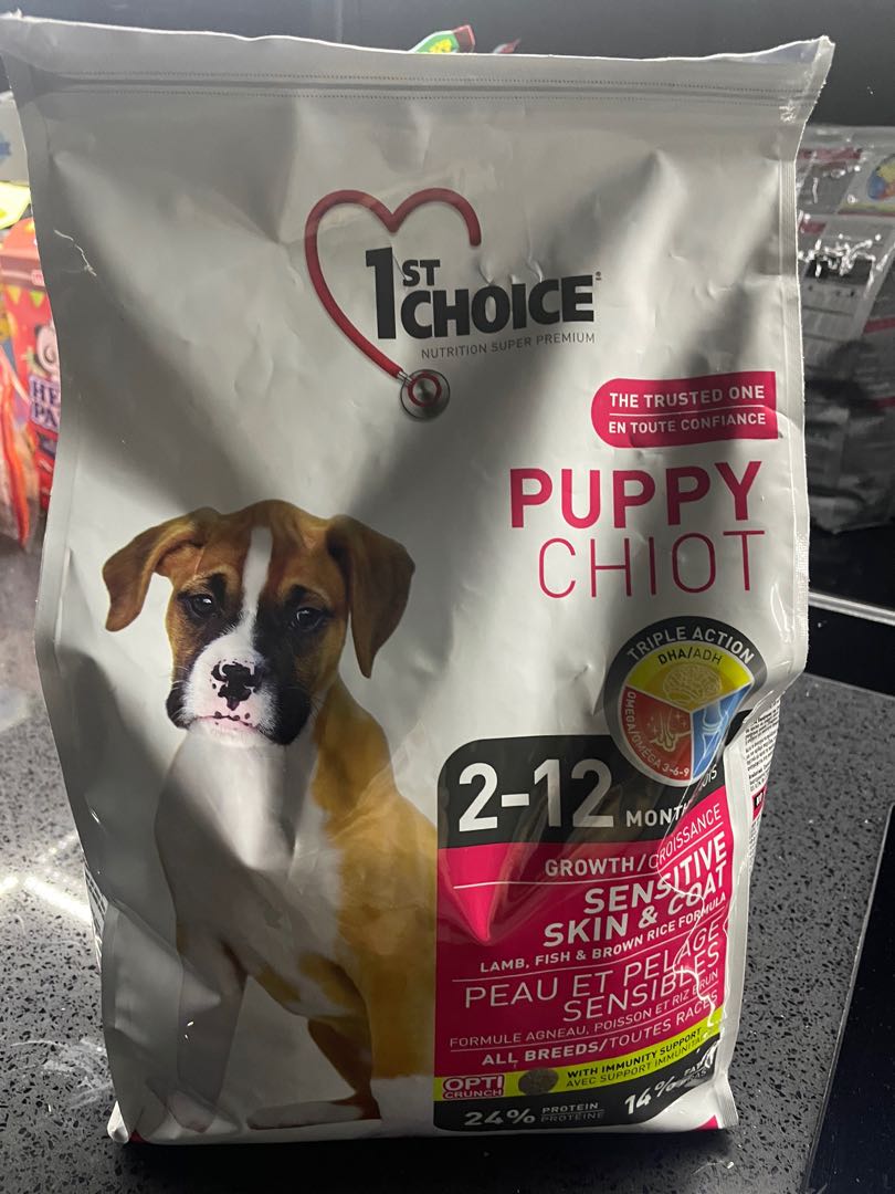 First choice puppy kibbles, Pet Supplies, Pet Food on Carousell
