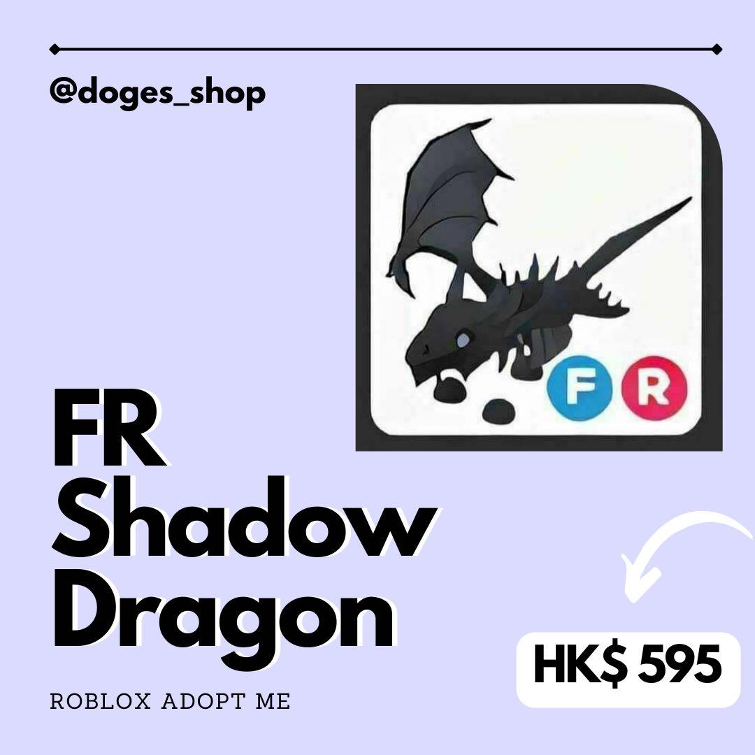 FR Shadow Dragon (Fly Ride) - Roblox Adopt Me, 電子遊戲, 遊戲機配件, 遊戲週邊商品 ...