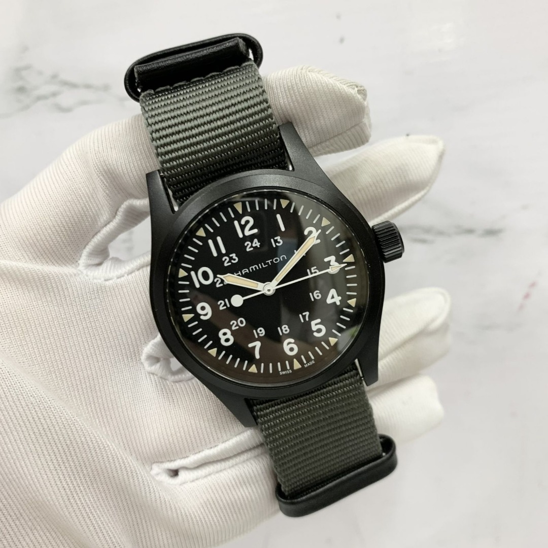 HAMILTON H69409930 KHAKI FIELD MECHANICAL HANDWIND (2022) 227016689 ...