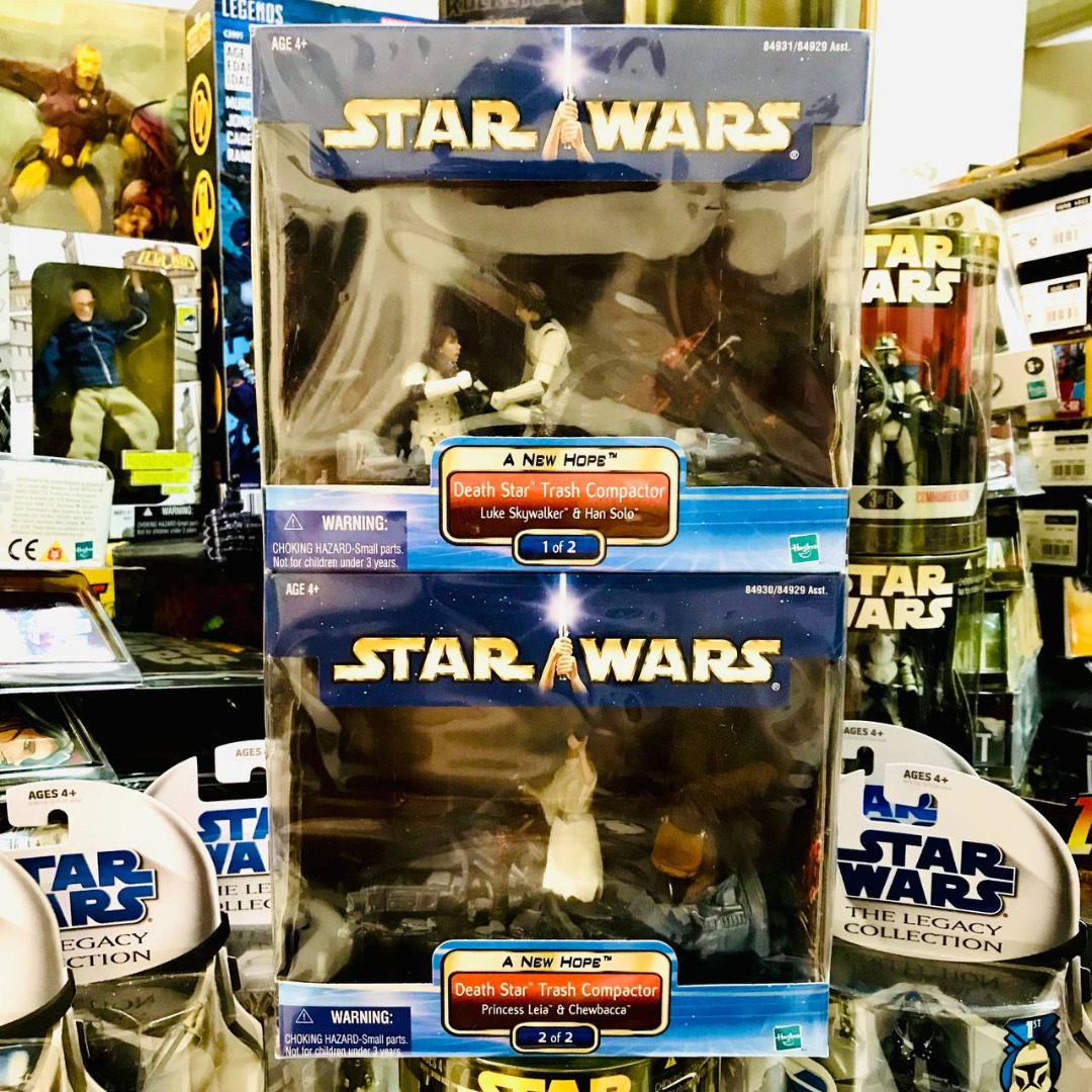 HASBRO 3.75" STAR WARS NEW HOPE - DEATH STAR TRASH COMPACTOR ( LUKE ...