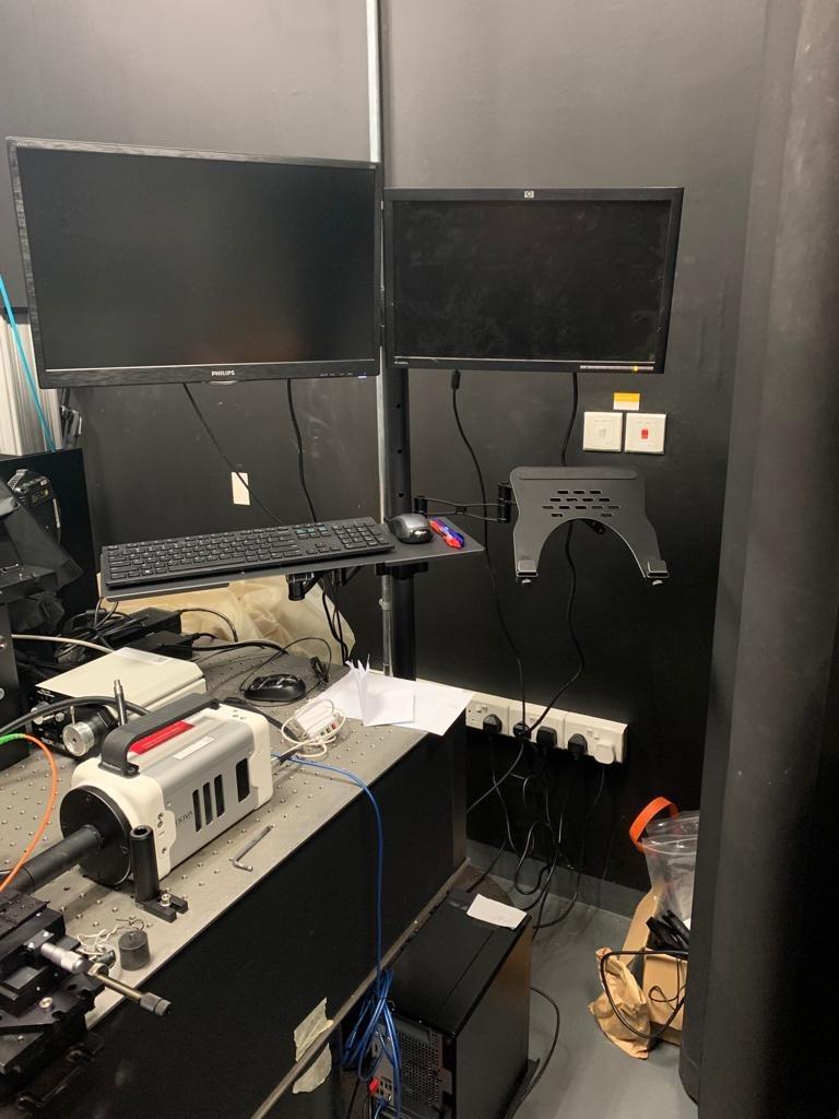 (HDL09) monitor laptop keyboard stand mobile cart height adjustable ...