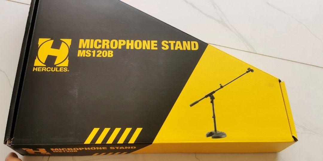 (Need to clear) Hercules MS120B Microphone Boom Stand, condenser ...