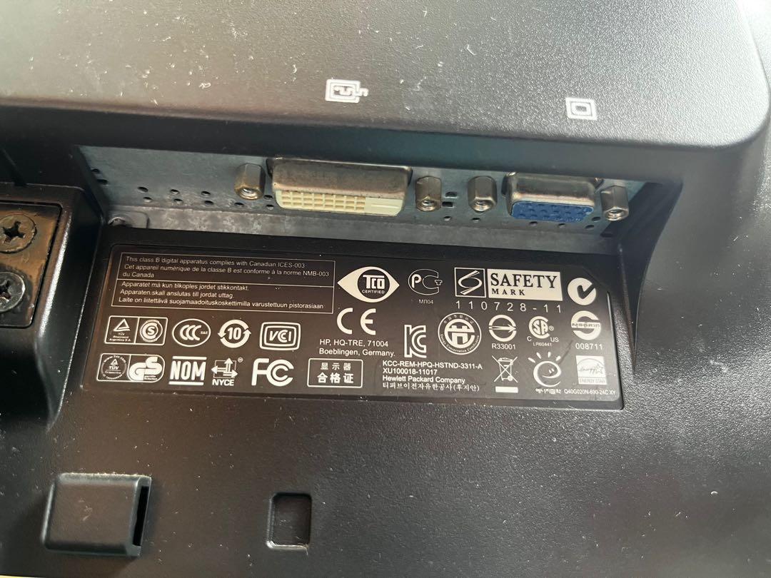 HP compaq LE2002x Monitor, Computers & Tech, Parts & Accessories ...