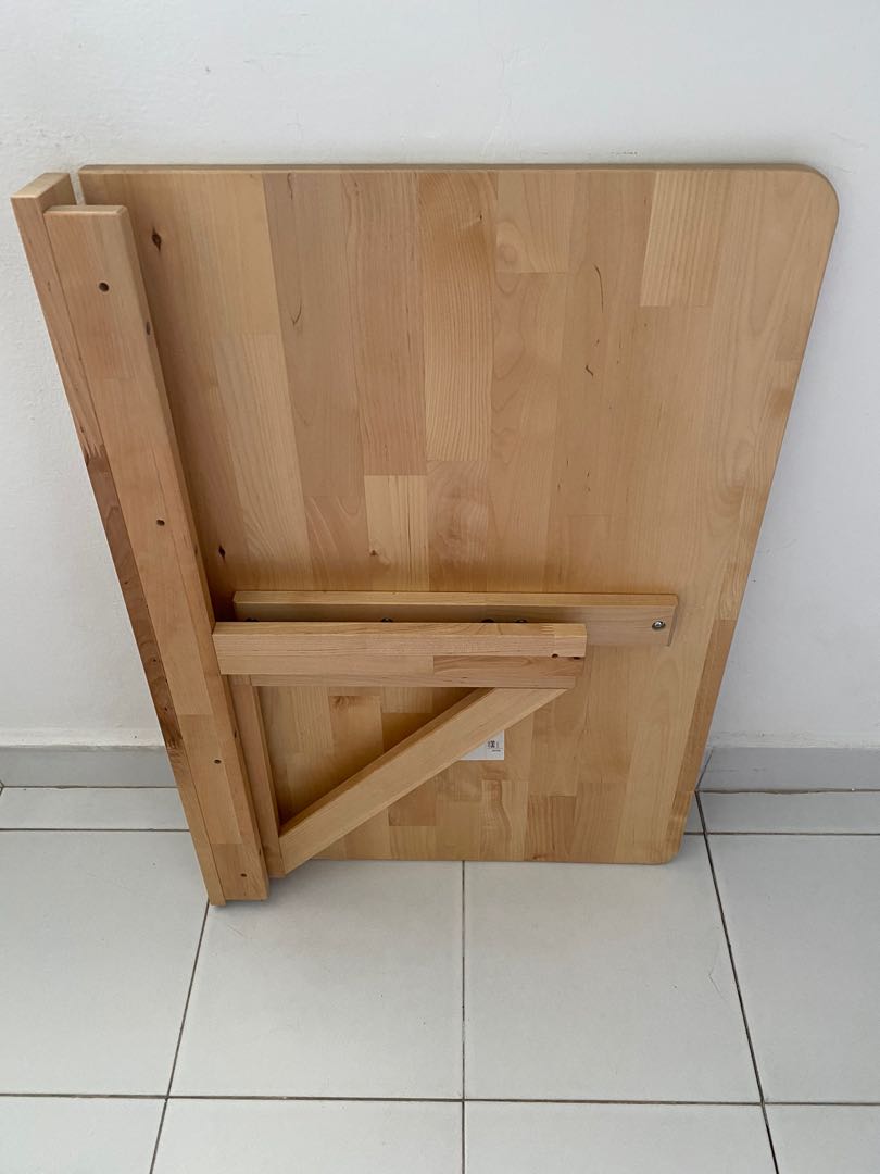 IKEA Norberg drop-leaf table, Furniture & Home Living, Furniture ...