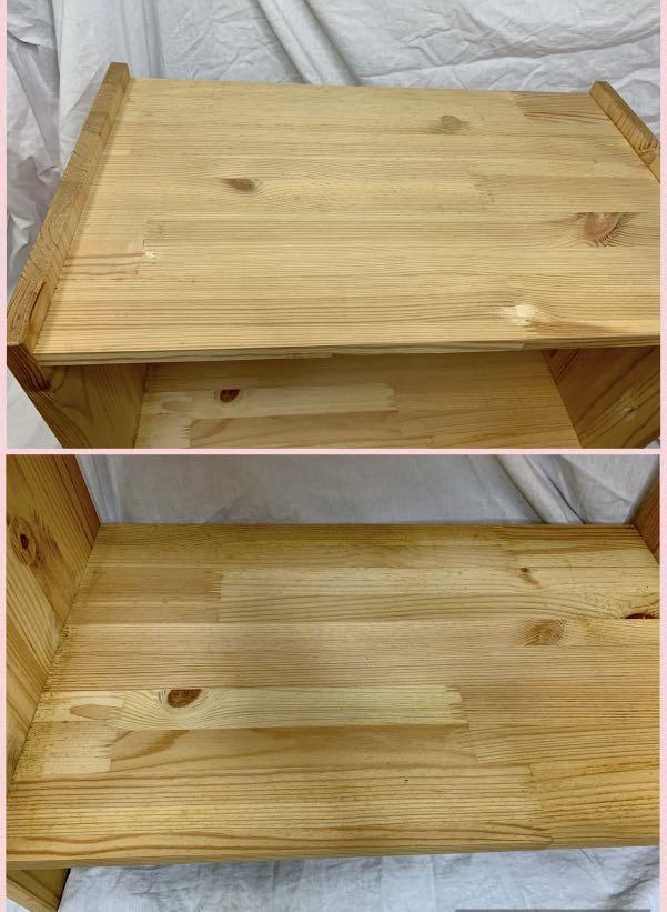 Ikea Rast bedside table & wooden wine rack, Furniture & Home Living ...