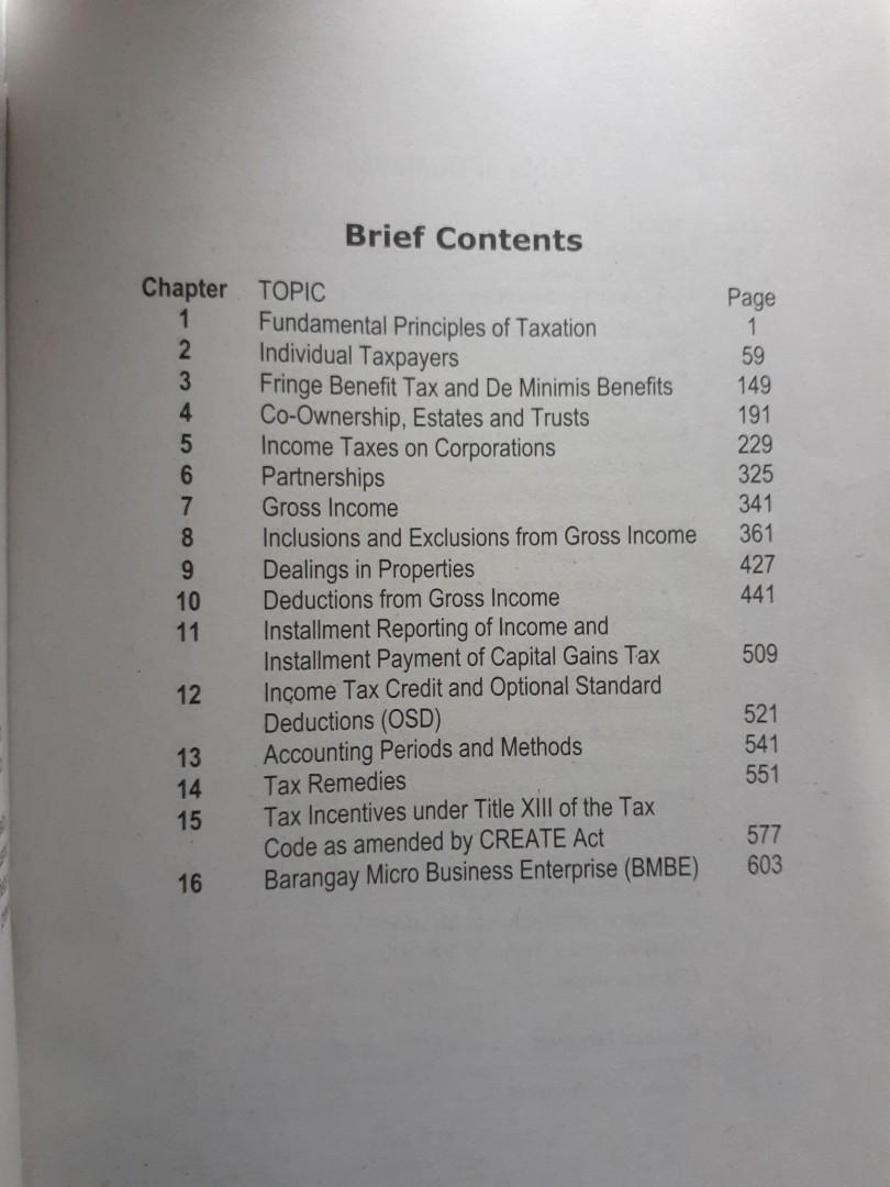 Income Taxation (2021 Edition) By Tabag & Garcia, Hobbies & Toys, Books & Magazines, Textbooks ...