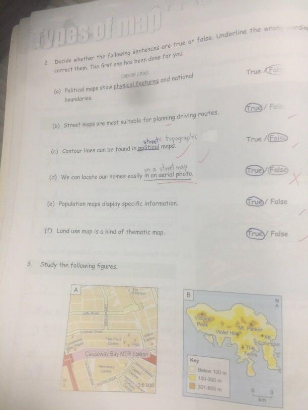 Interactive Geography Workbook (Map reading), 興趣及遊戲, 書本 & 文具, 教科書 ...