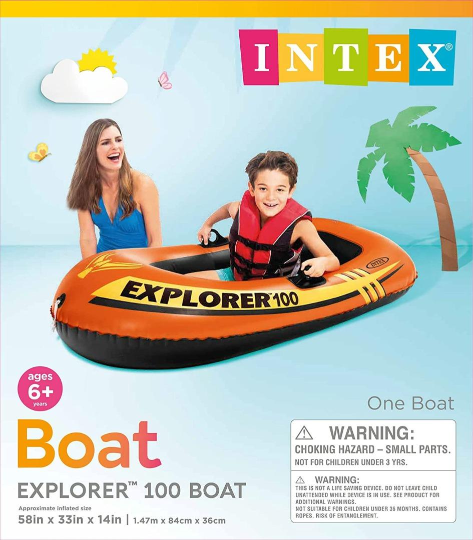 Intex Explorer Inflatable Boat Series, Sports Equipment, Sports & Games ...