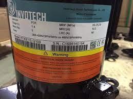 INVOTECH SCROLL COMPRESSORS COMPRESSOR Invotech, 4hp, 3pnase, r404 ...