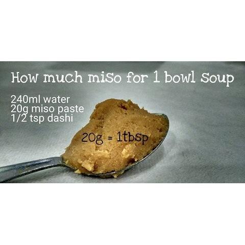Japanese Halal Miso 1 Set *20 Portion / Servings* Miso Sup Jepun ...
