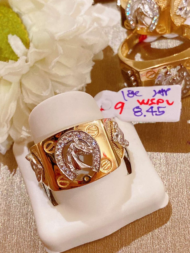 JAP.GOLD MEN'S RING, Women's Fashion, Jewelry & Organizers, Rings on ...