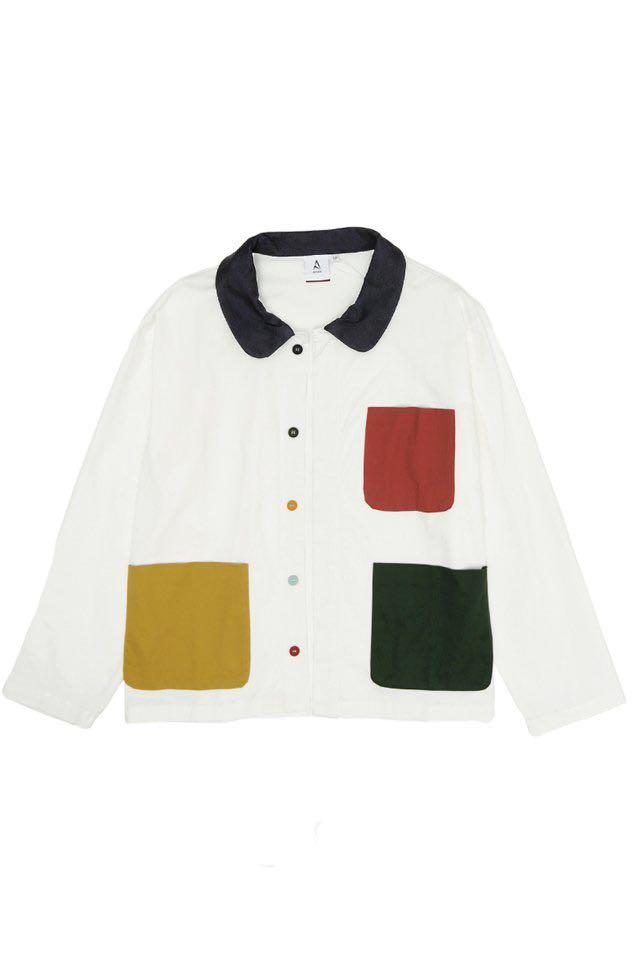jonah colourblock chore coat in new classic (XS), Women's Fashion ...