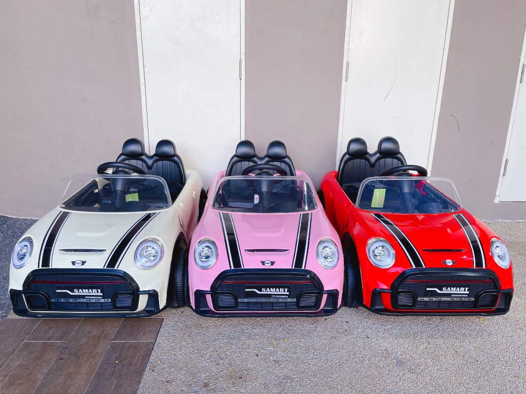 Kids Electric Car Battery Operated Children Ride On Mini Cooper ...