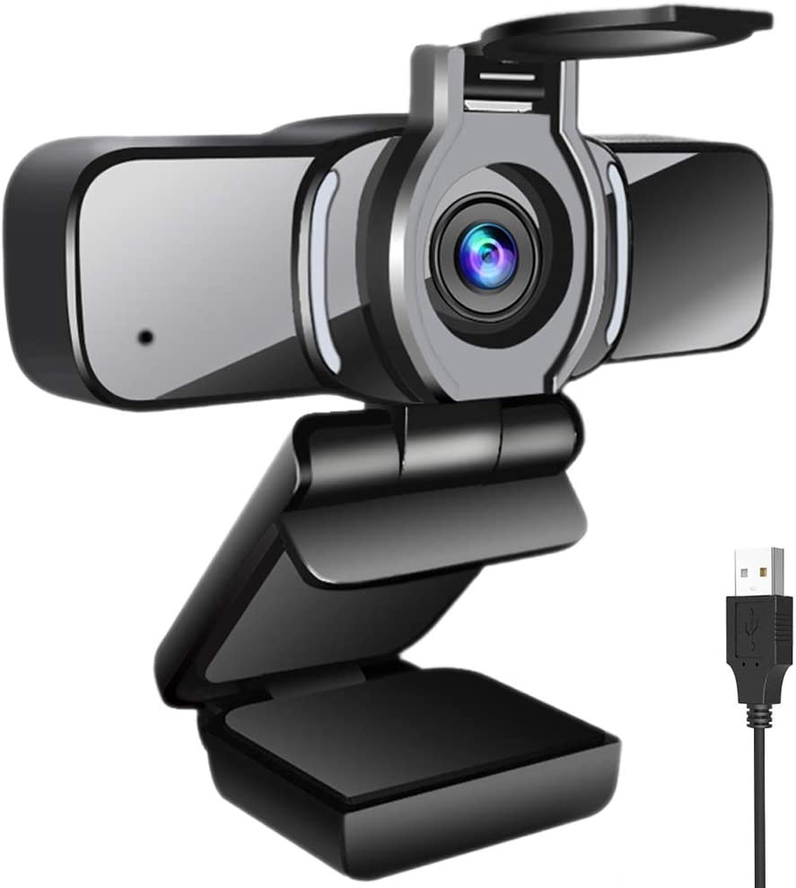 Larmtek 1080P Hd Usb Webcam,Pc Computer Camera With Webcam Cover,Build ...