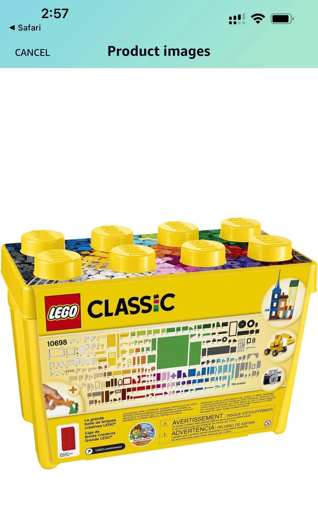 Lego 10698 classic large creative brick box, Hobbies & Toys, Toys ...