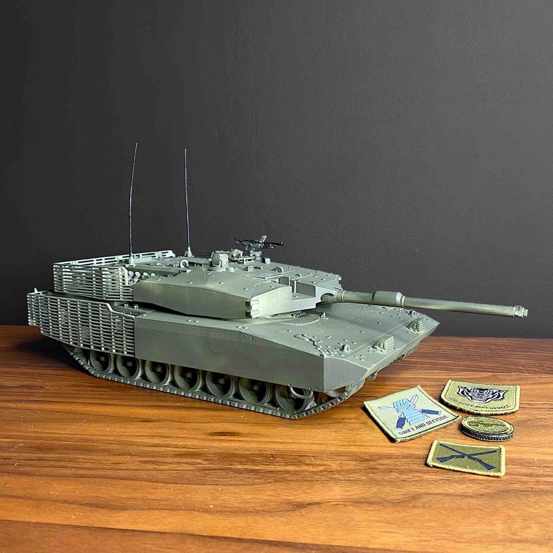 Leopard 2SG Tank 3D-Printed Resin Model - 1/72, 1/48, 1/35, 1/26 Scale ...