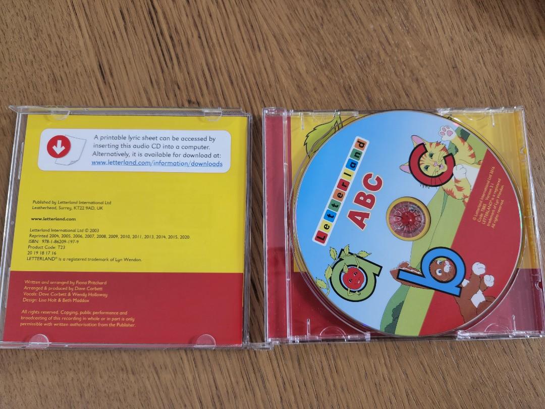 Letterland alphabet songs CD, 興趣及遊戲, 書本 & 文具, 小朋友書 - Carousell
