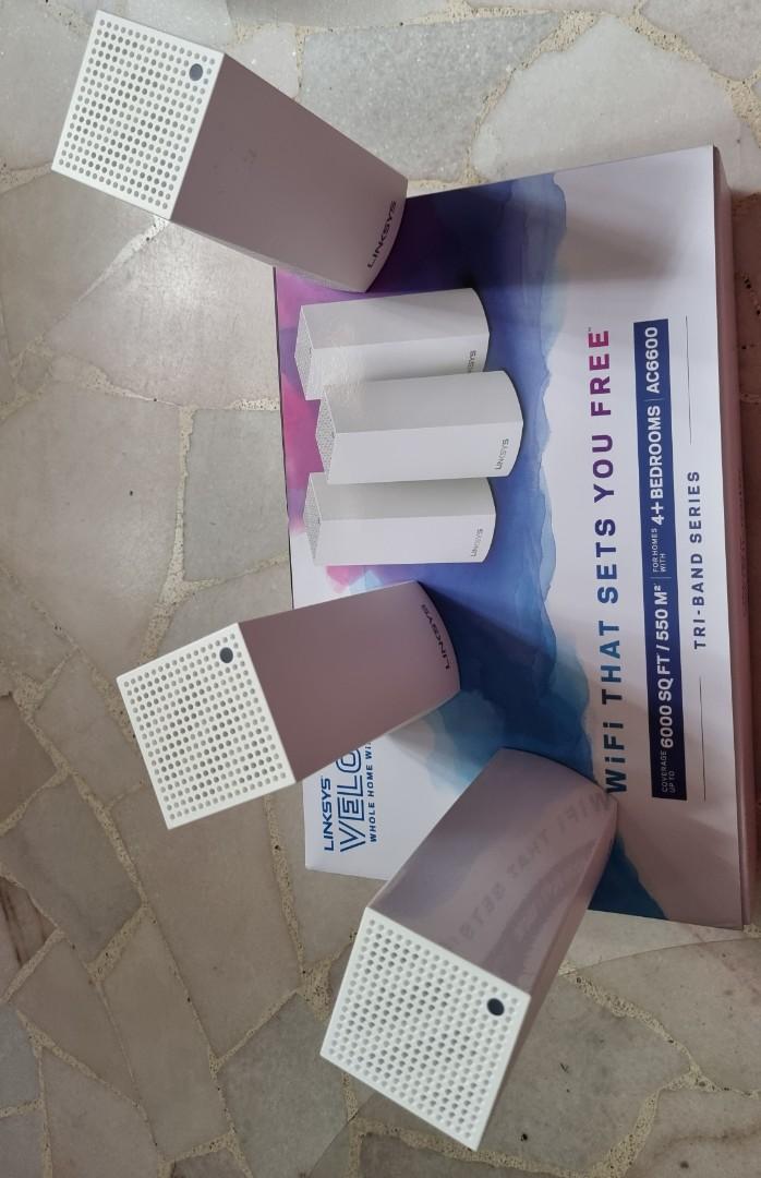 Linksys Velop Triband AC6600, Computers & Tech, Parts & Accessories, Networking on Carousell