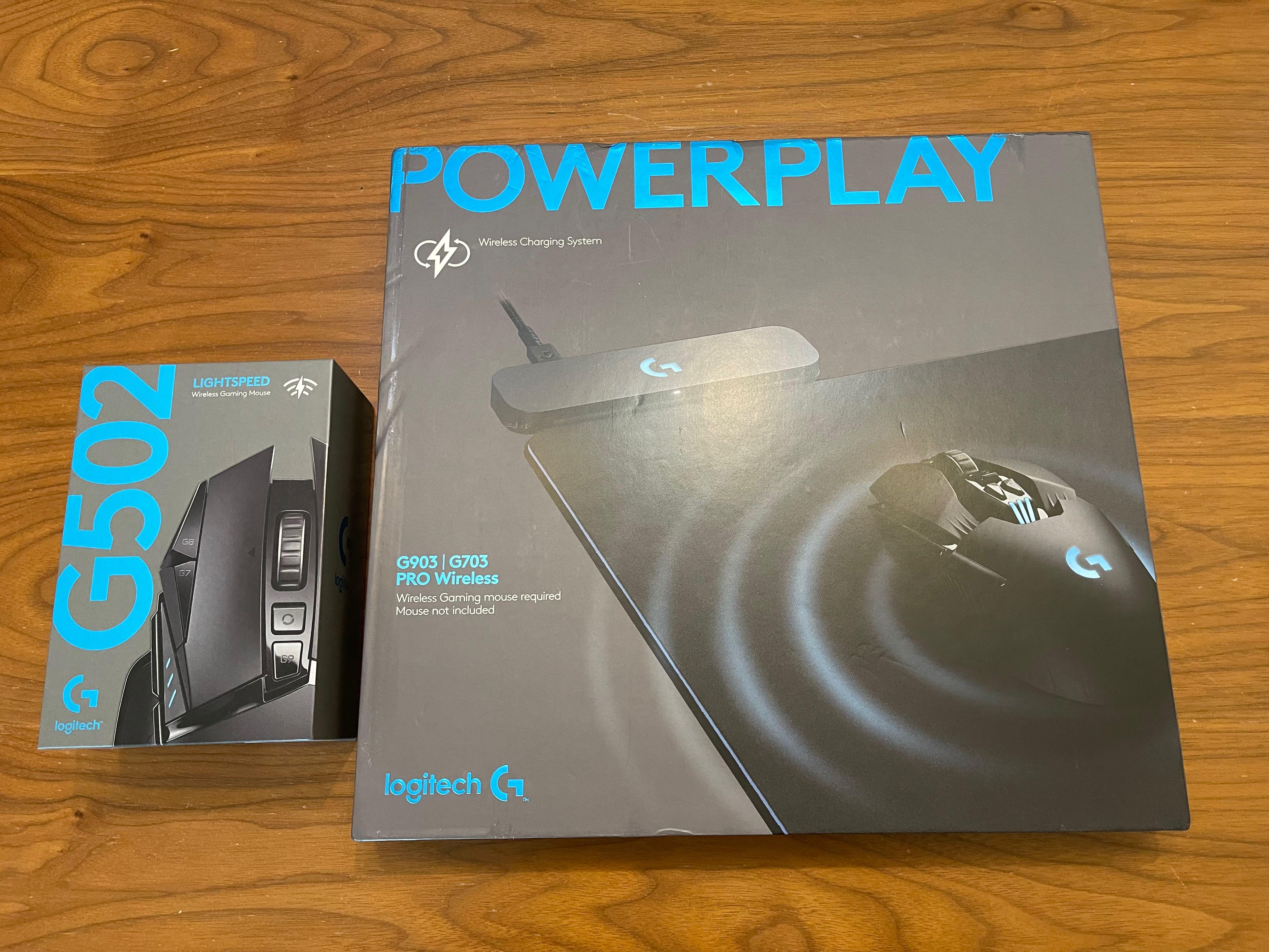 Logi G502 + PowerPlay, 電腦＆科技, 電腦周邊及配件, 電腦滑鼠及相關產品 - Carousell