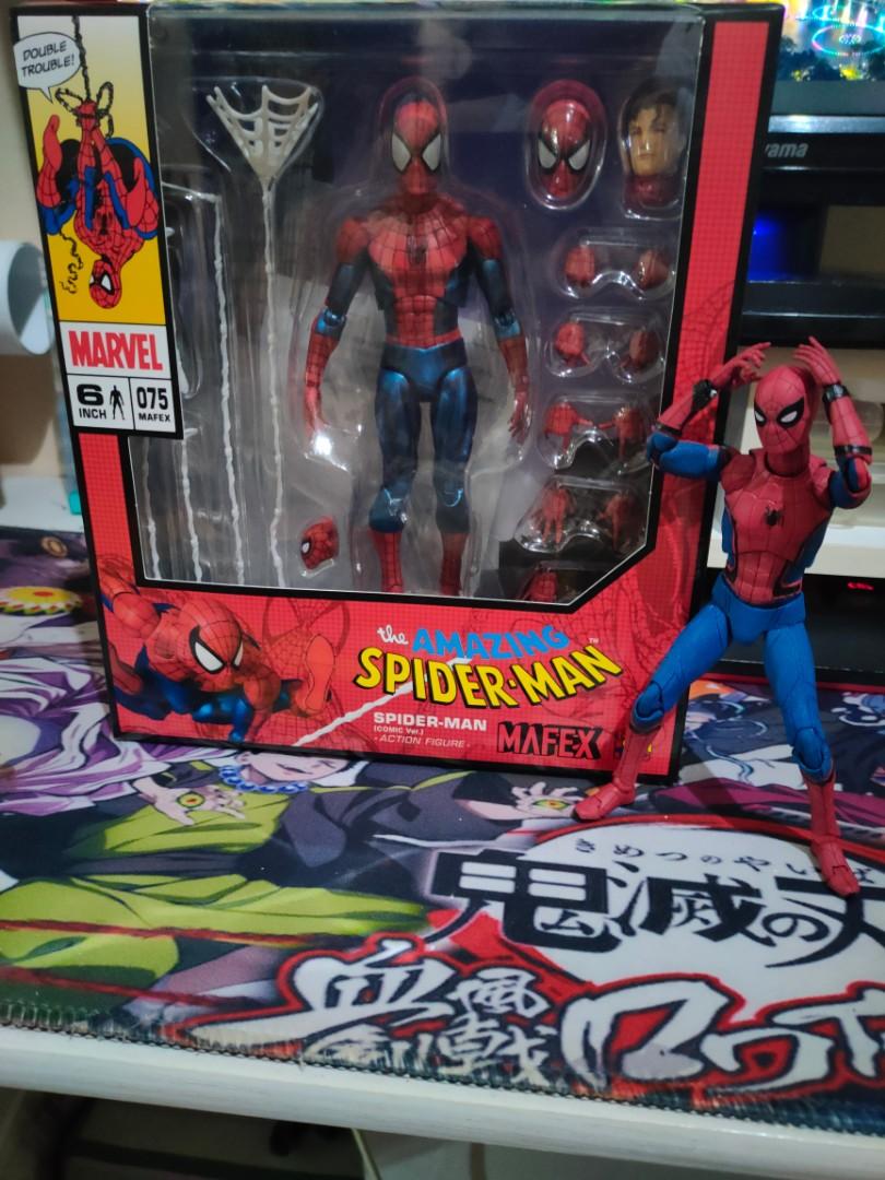 MAFEX 075 Spider-Man Reissue, Hobbies & Toys, Toys & Games on Carousell