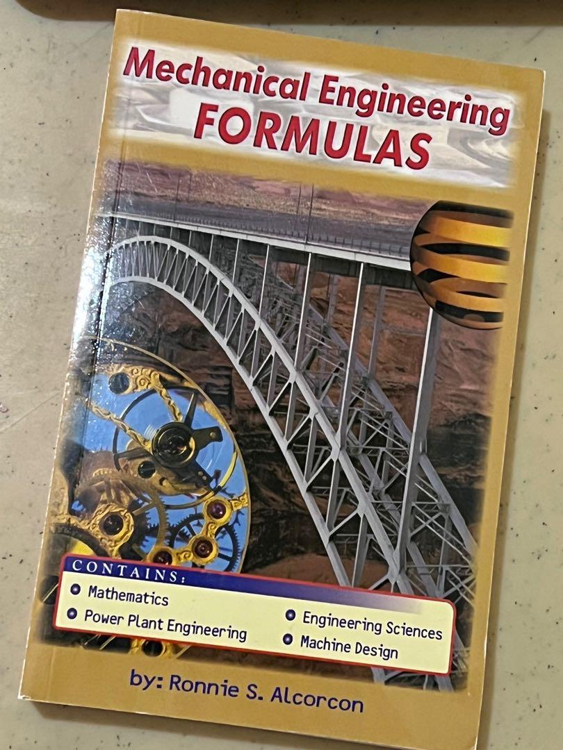 Mechanical Engineering Formula Book, Hobbies & Toys, Books & Magazines ...