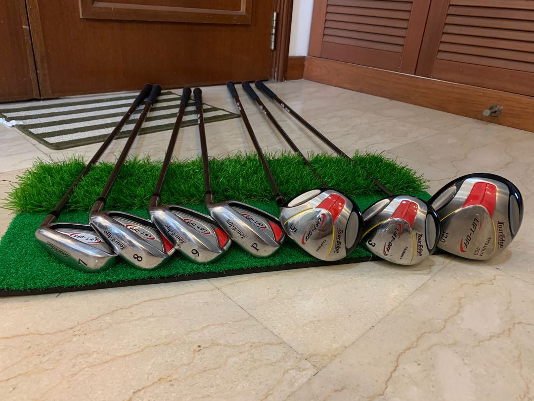 Men Half Goft Set - Tour Edge - Graphite shaft, Sports Equipment ...