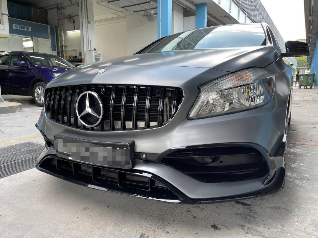 Mercedes Benz Merc A-Class A45 Full Bodykit Conversion for W176 A180 ...