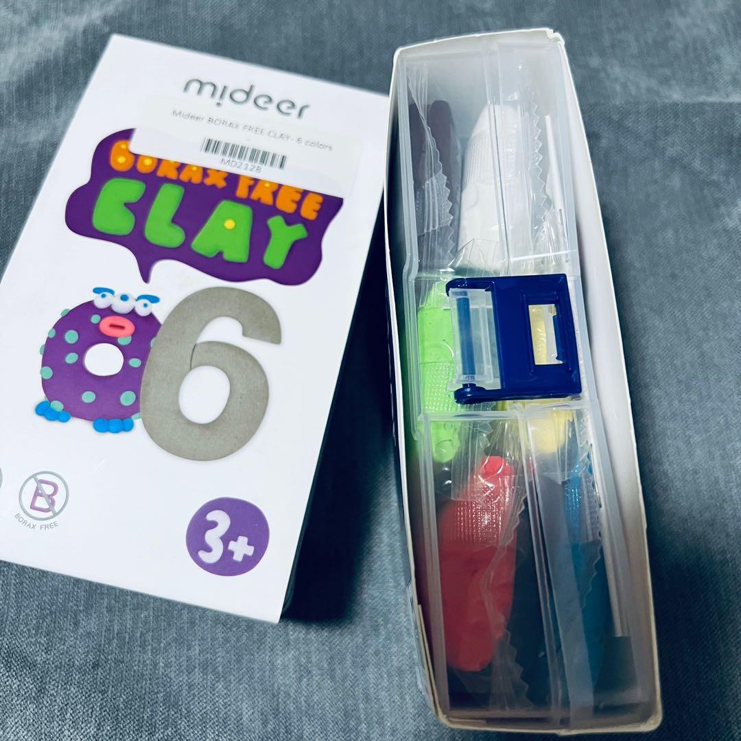 Mideer BORAX FREE Clay - 6 colors, Hobbies & Toys, Stationery & Craft ...