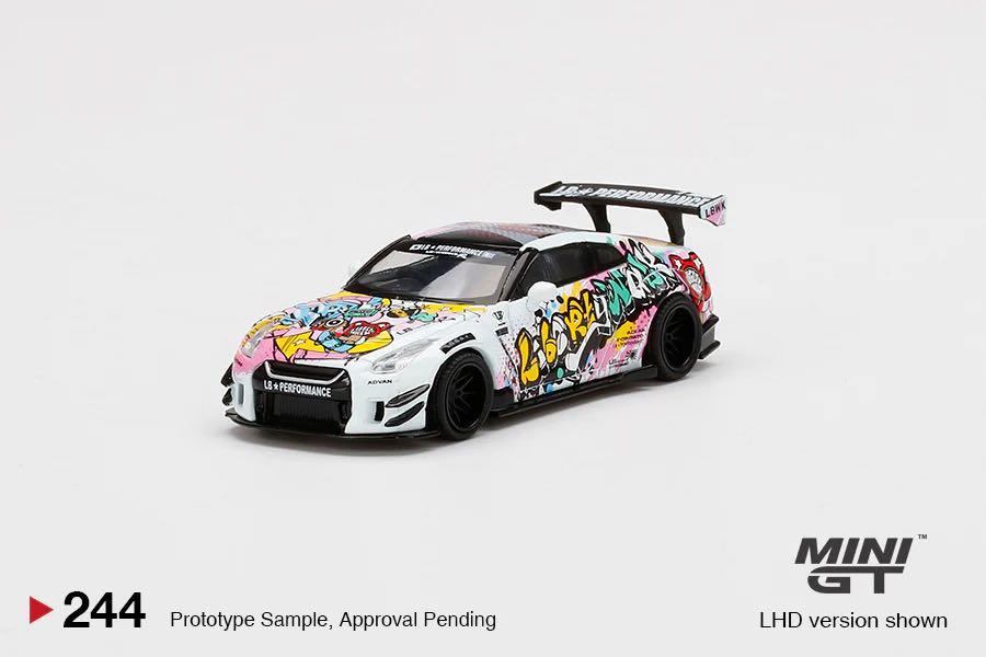 MINIGT #244 LBWK Kuma Graffiti Nissan GTR R35, Hobbies & Toys, Toys ...