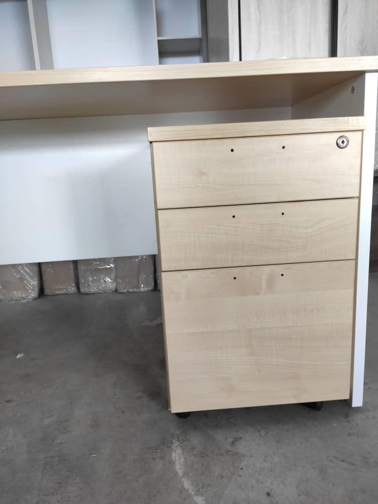 Mobile Pedestal 2D+1F | 3 Drawers | Office Cabinet with Lock ...