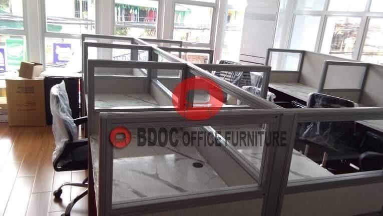 Modular Table Type Partition Table / Office Furniture and Partitions ...