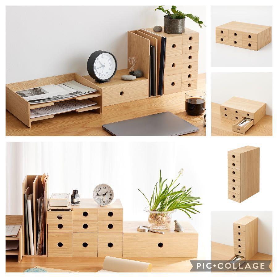 MUJI Wooden Storage 6 drawers, Furniture & Home Living, Home ...