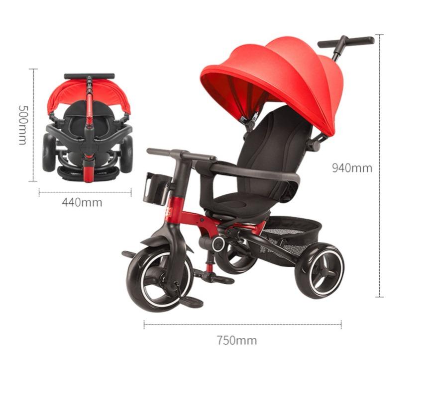 Multi-Function Baby Tricycle 4 In 1 Stroller/ Kid Trike with Parent ...