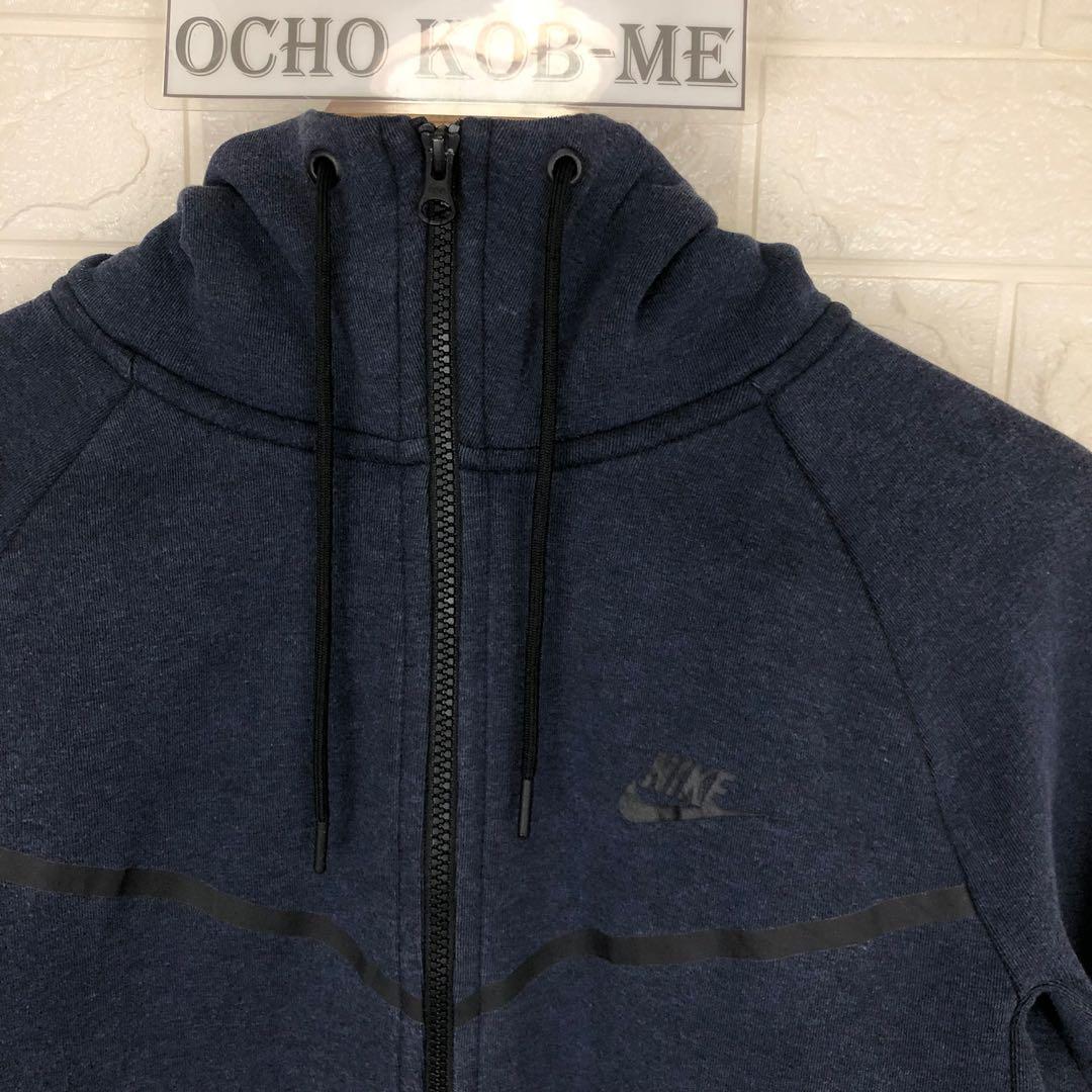 NAVY BLUE NIKE TECH FLEECE, Men's Fashion, Coats, Jackets and Outerwear ...