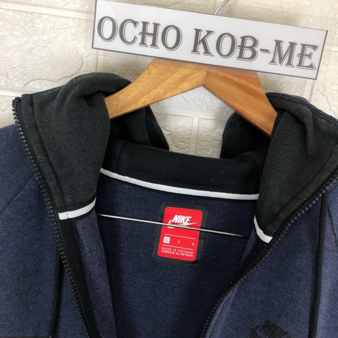 NAVY BLUE NIKE TECH FLEECE, Men's Fashion, Coats, Jackets and Outerwear ...