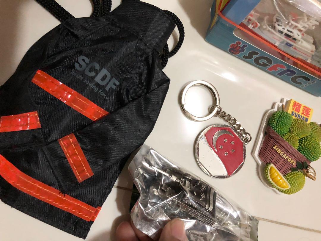 Ndp. Souvenir. Singapore. SG. Bag. Badge. Pin. Luggage. Tag. SCDF ...